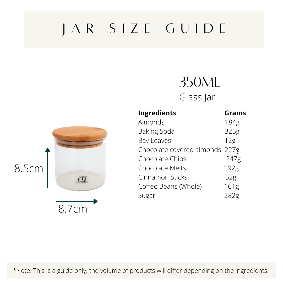 Urban Glass Jar - 350ml – Timeless Designs & Decor
